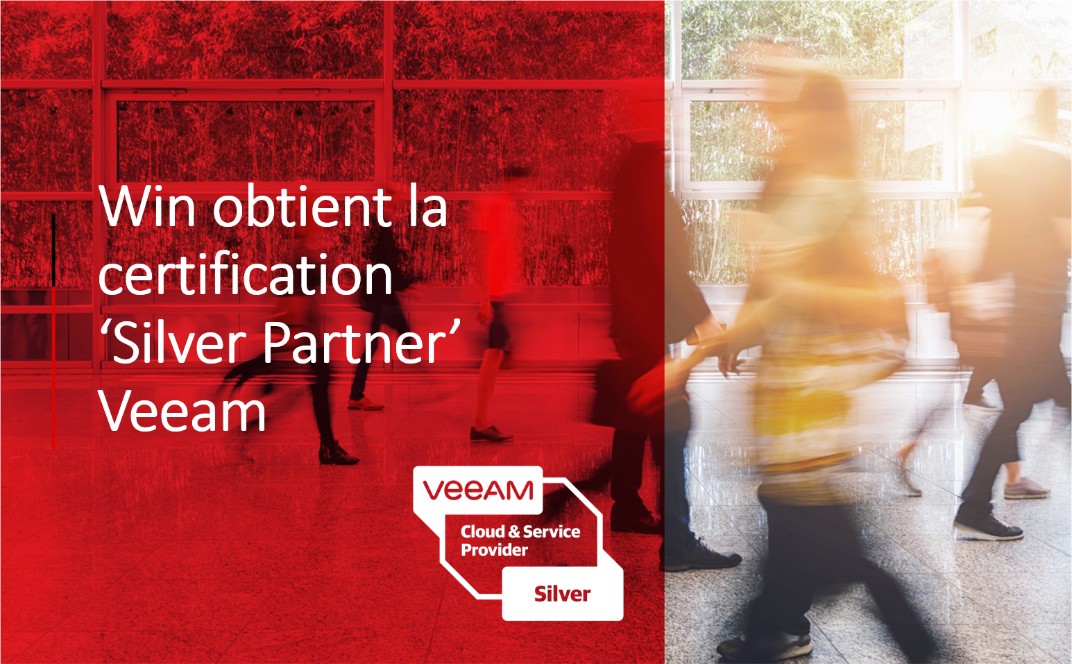 Win verkrijgt de ‘Silver Partner’ Veeam-certificering - Win